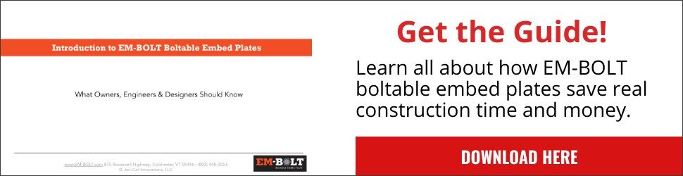 Installation of Steel Embeds