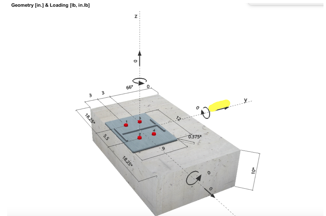EM-BOLT Embed Plate Design - Using HILTI Profis™ Software Analysis