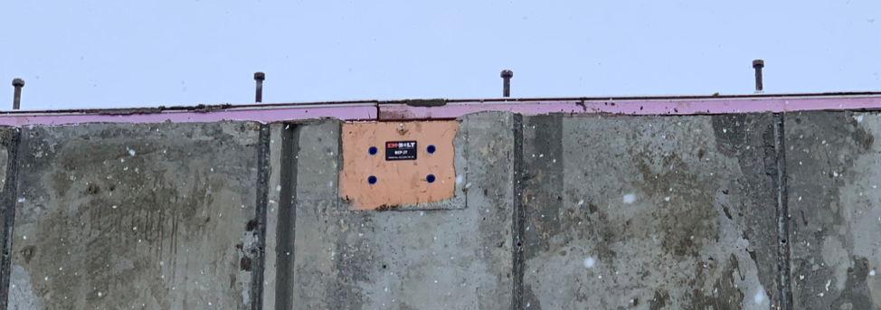 New Concrete to Structural Steel Thermal Break Technology