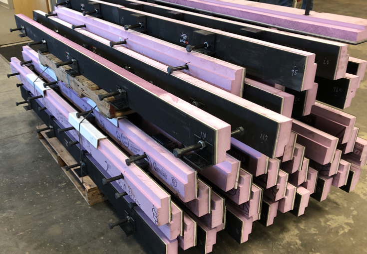 New Concrete to Structural Steel Thermal Break Technology