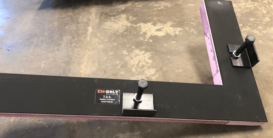 New Concrete to Structural Steel Thermal Break Technology