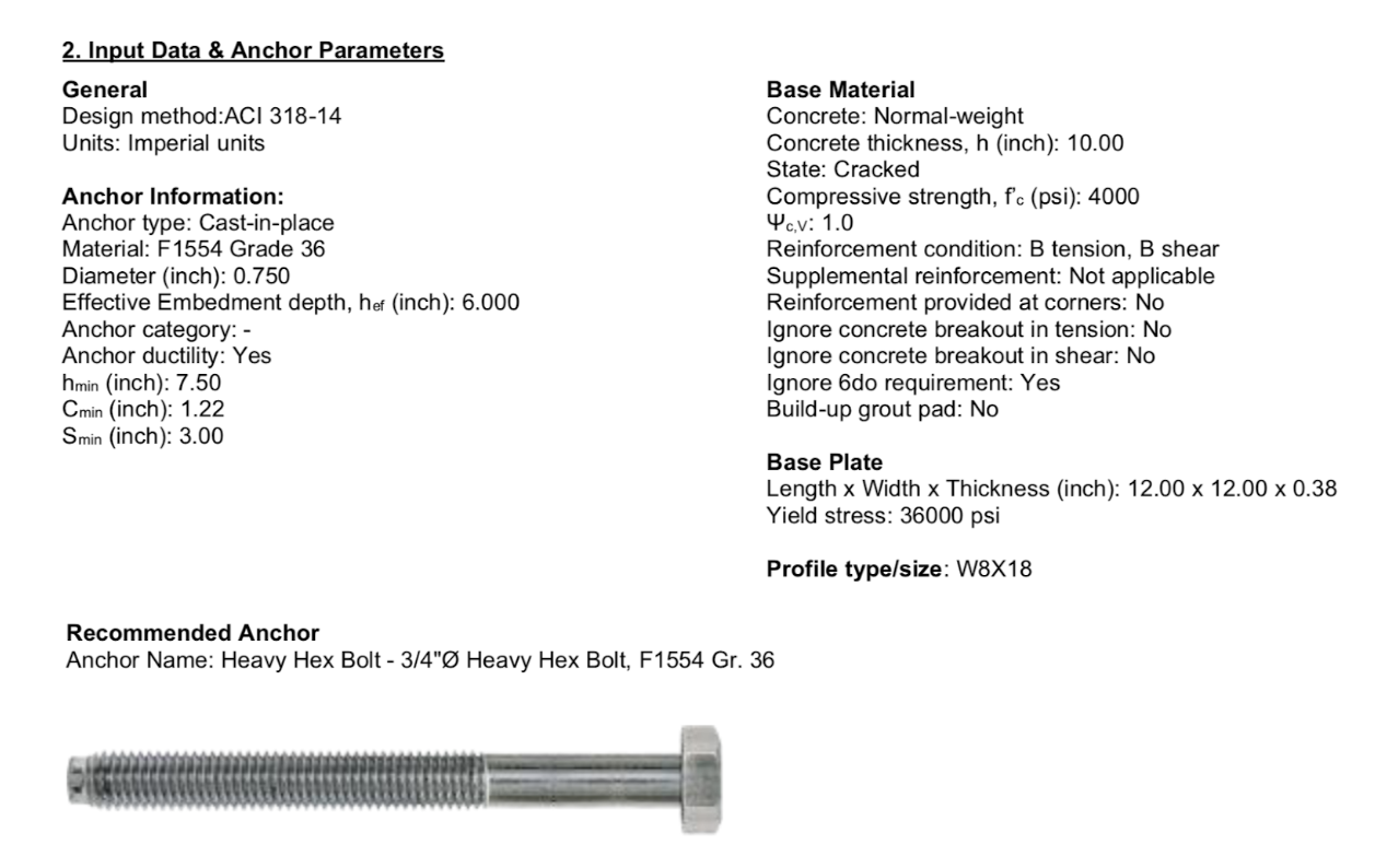 EM-BOLT Embed Plate Design - Using Simpson Strong-Tie Anchor Designer ...