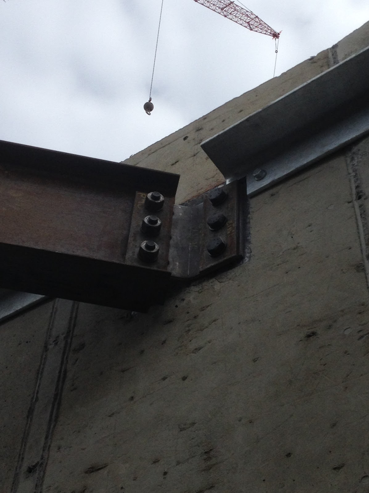 EM-BOLT Boltable Steel Embed Plate Installation for Structural Steel ...